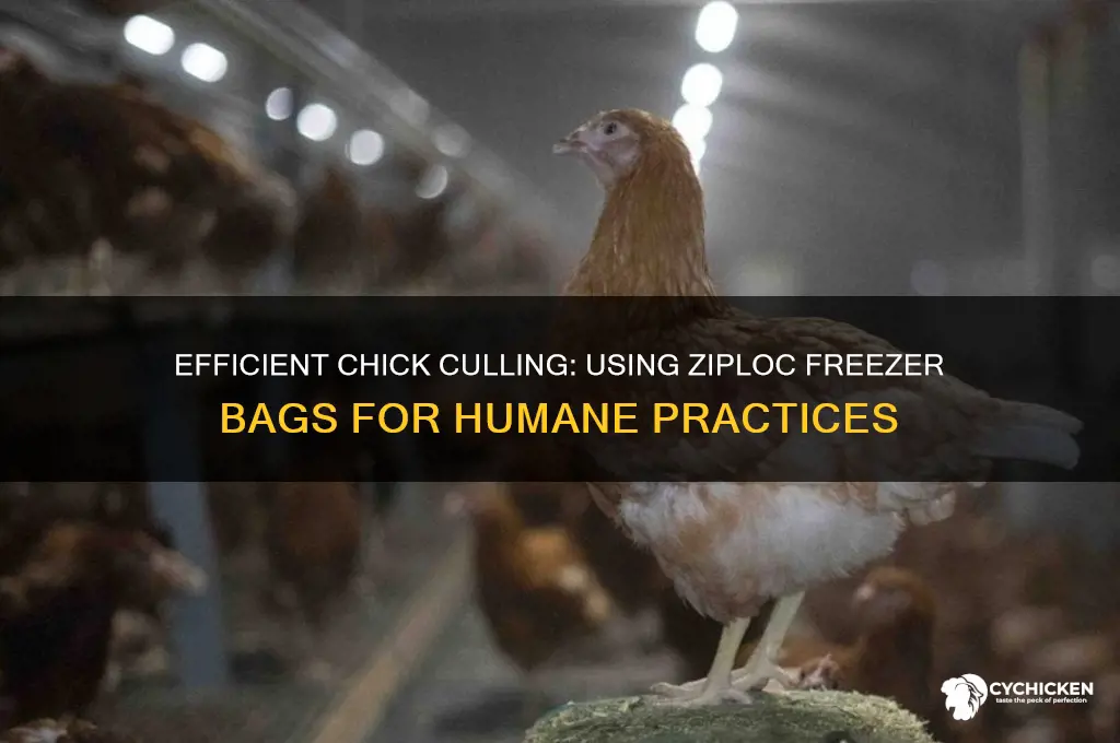 Efficient Chick Culling: Using Ziploc Freezer Bags For Humane Practices ...
