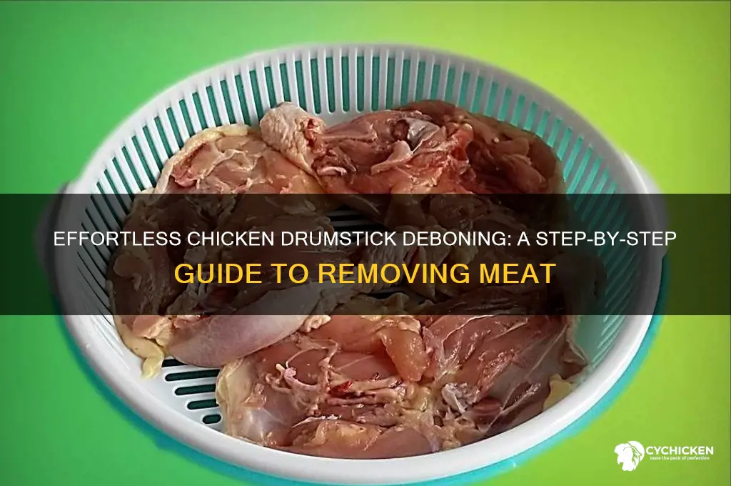 Effortless Chicken Drumstick Deboning: A Step-By-Step Guide To Removing ...