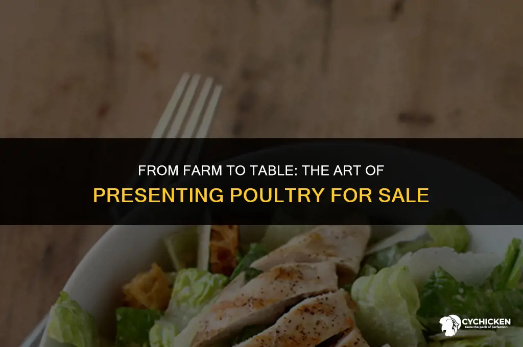 From Farm To Table: The Art Of Presenting Poultry For Sale | CyChicken
