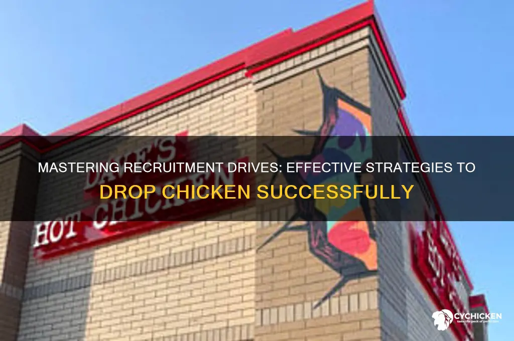 Mastering Recruitment Drives: Effective Strategies To Drop Chicken ...