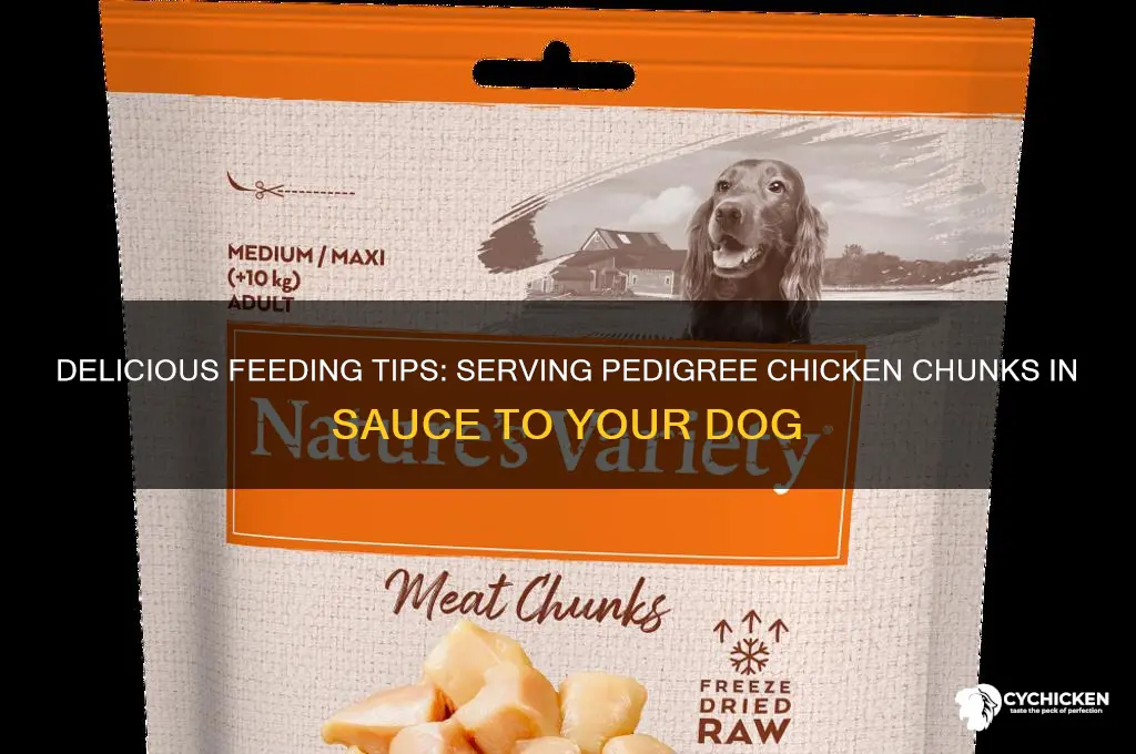 Delicious Feeding Tips: Serving Pedigree Chicken Chunks In Sauce To ...