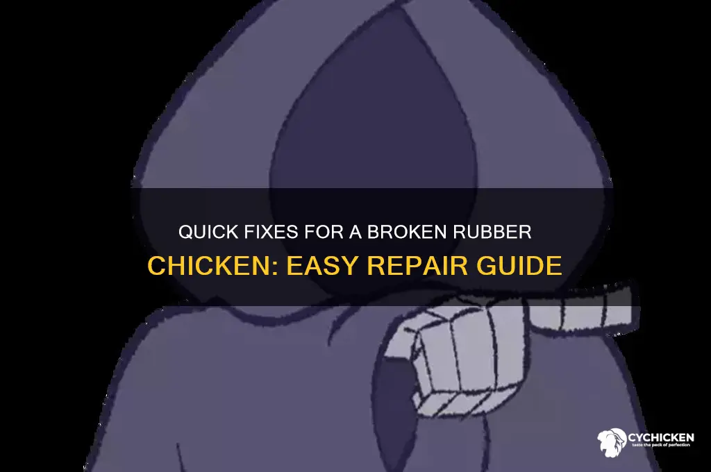 Quick Fixes For A Broken Rubber Chicken: Easy Repair Guide | CyChicken