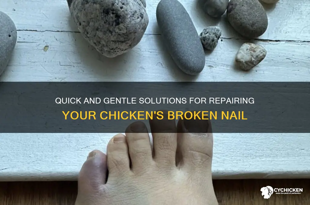 Quick And Gentle Solutions For Repairing Your Chicken's Broken Nail ...