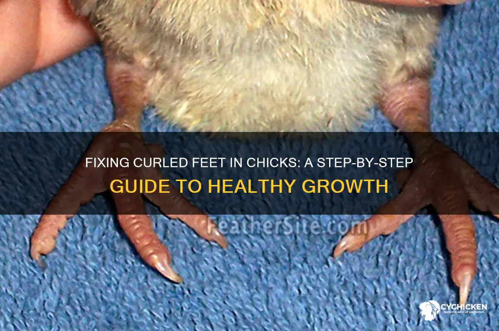 Fixing Curled Feet In Chicks: A Step-By-Step Guide To Healthy Growth ...