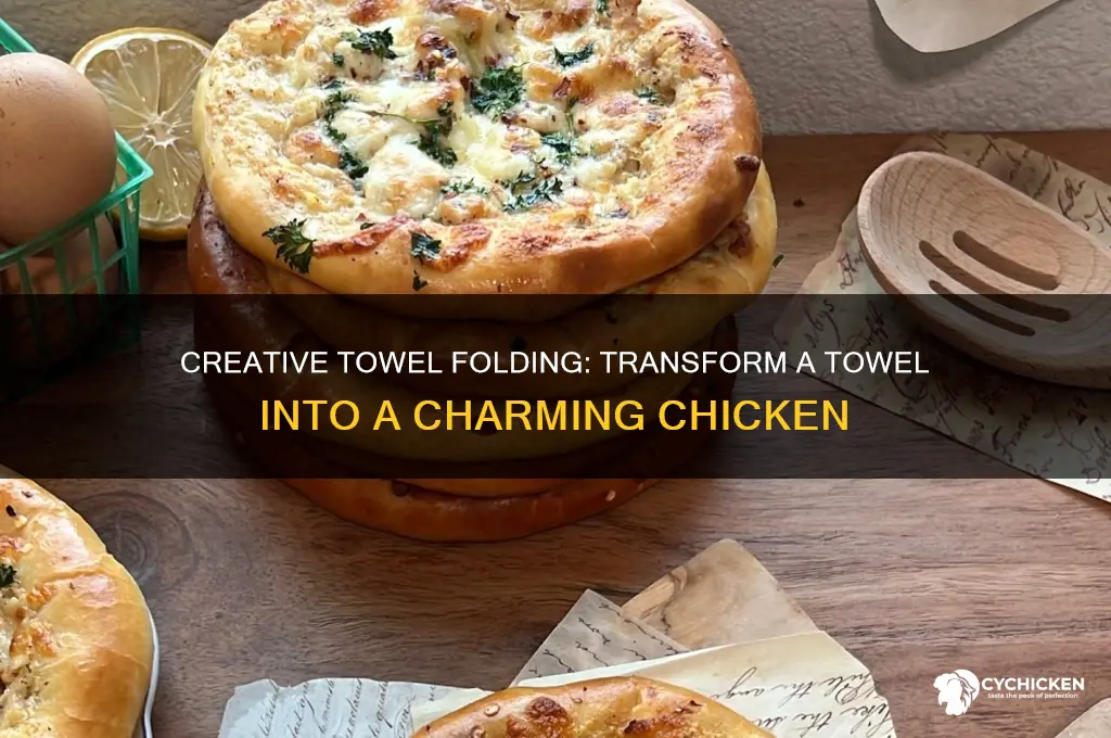 Creative Towel Folding: Transform A Towel Into A Charming Chicken ...