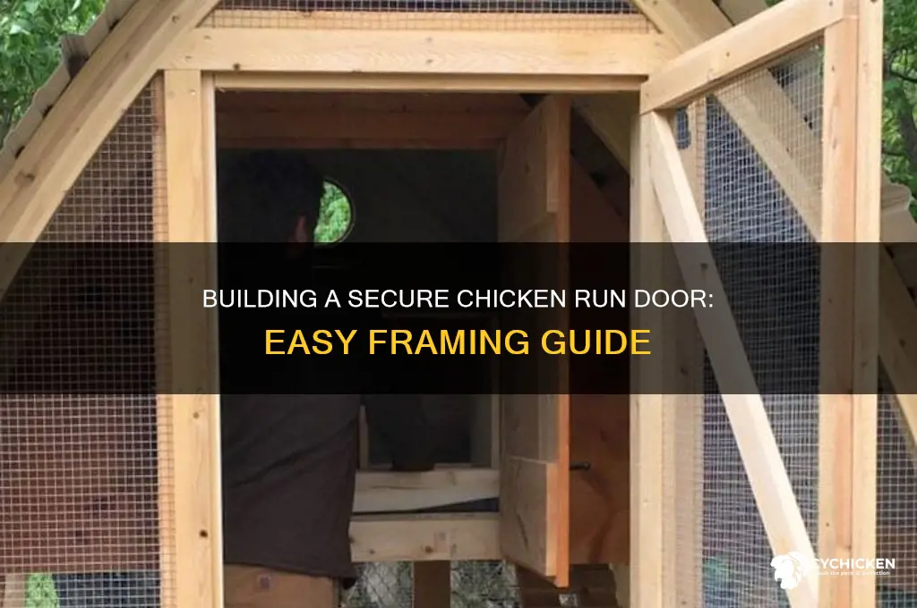 Building A Secure Chicken Run Door: Easy Framing Guide | CyChicken