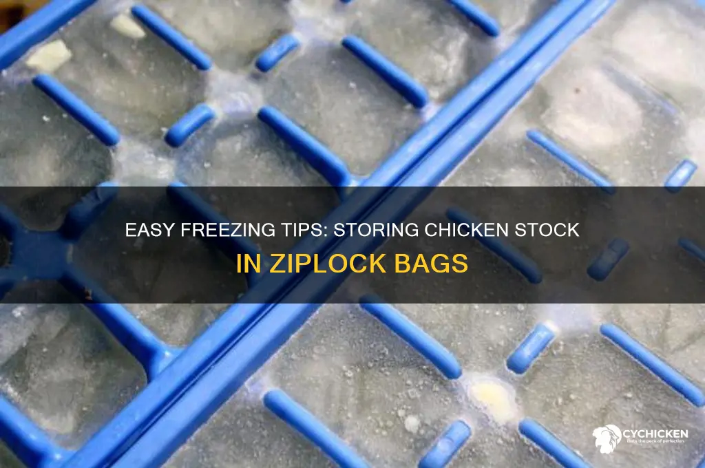 Easy Freezing Tips: Storing Chicken Stock In Ziplock Bags | CyChicken