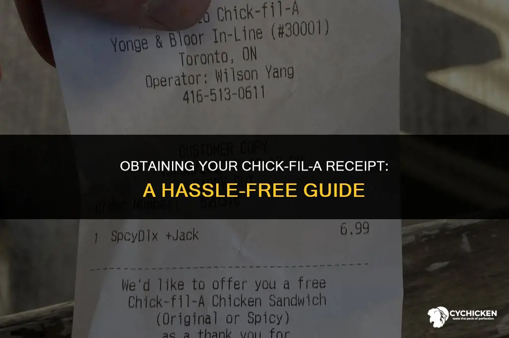 Obtaining Your Chick-Fil-A Receipt: A Hassle-Free Guide | CyChicken