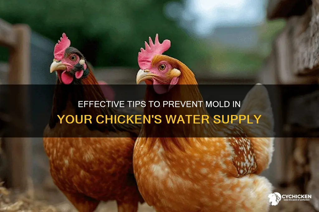 Effective Tips To Prevent Mold In Your Chicken's Water Supply | CyChicken