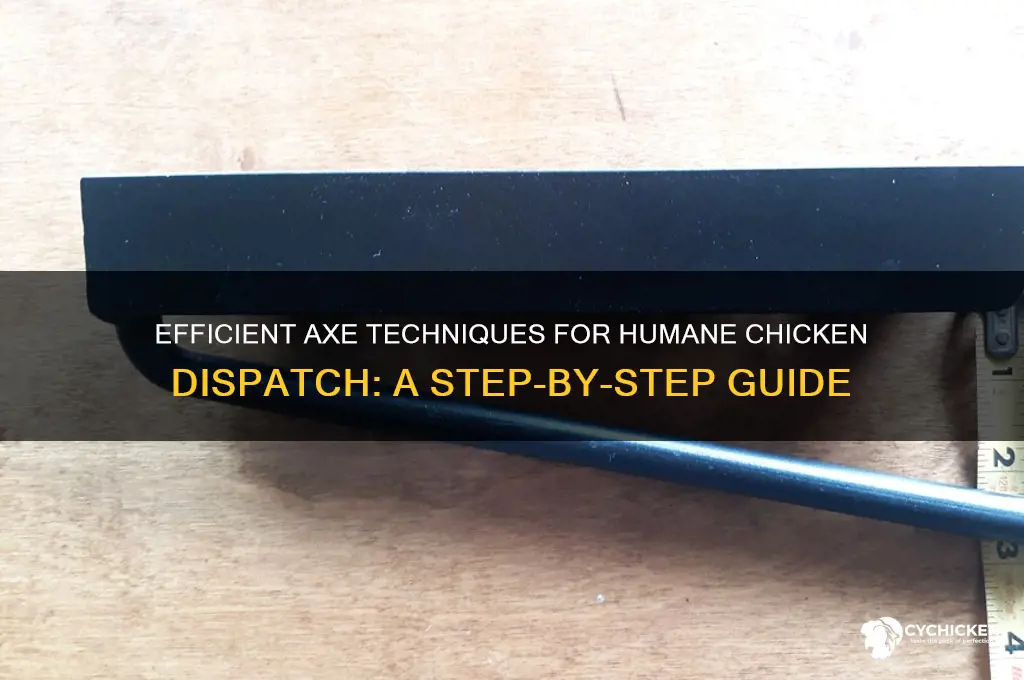 Efficient Axe Techniques For Humane Chicken Dispatch: A Step-By-Step ...