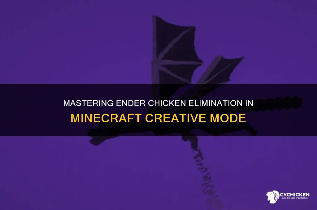 Mastering Ender Chicken Elimination In Minecraft Creative Mode | CyChicken