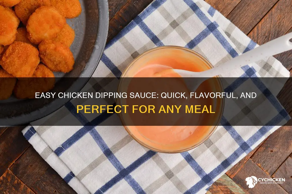 Easy Chicken Dipping Sauce: Quick, Flavorful, And Perfect For Any Meal ...