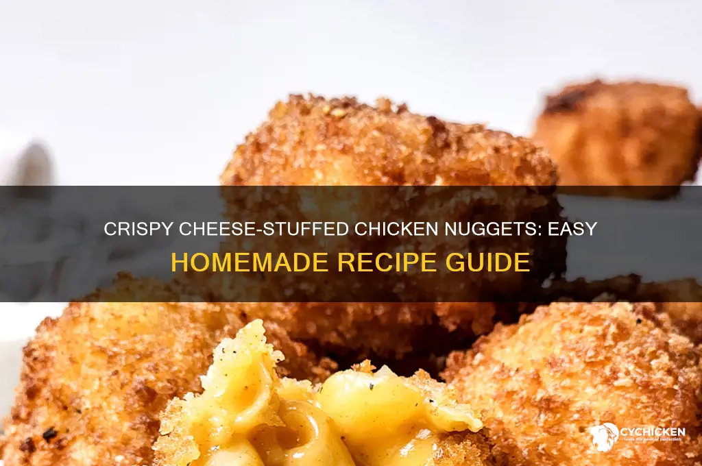 Crispy Cheese-Stuffed Chicken Nuggets: Easy Homemade Recipe Guide ...