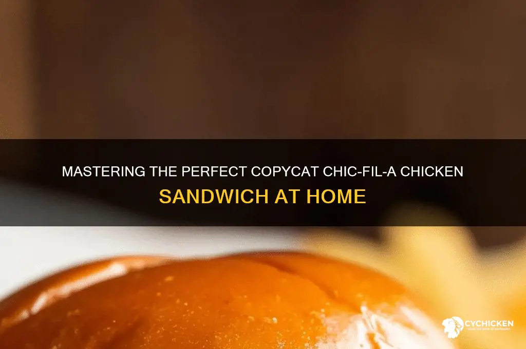 Mastering The Perfect Copycat Chic-Fil-A Chicken Sandwich At Home ...