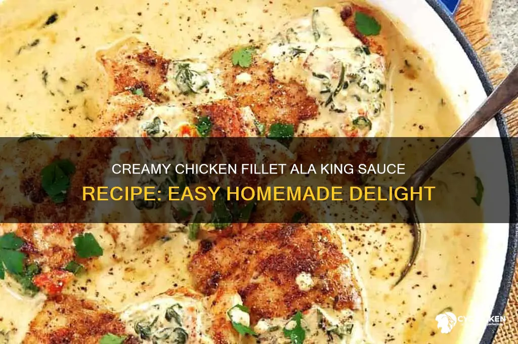 Creamy Chicken Fillet Ala King Sauce Recipe: Easy Homemade Delight ...