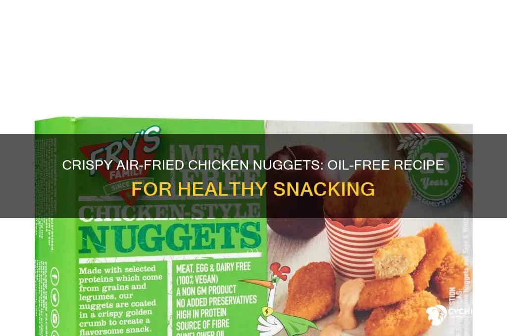 Crispy Air-Fried Chicken Nuggets: Oil-Free Recipe For Healthy Snacking ...