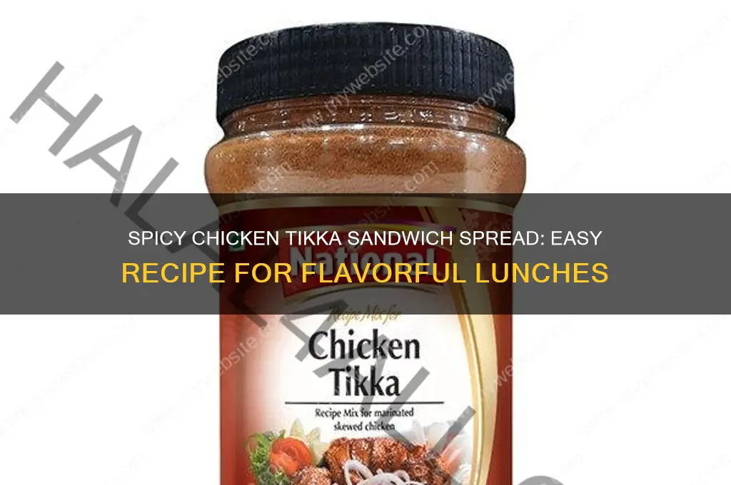 Spicy Chicken Tikka Sandwich Spread: Easy Recipe For Flavorful Lunches ...