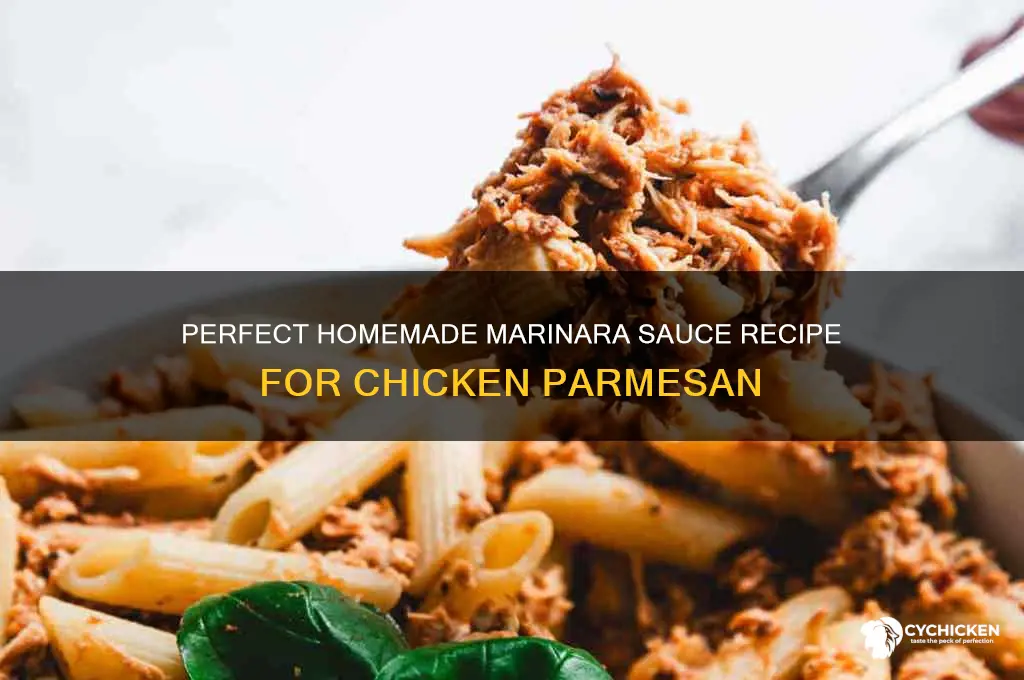 Perfect Homemade Marinara Sauce Recipe For Chicken Parmesan | CyChicken