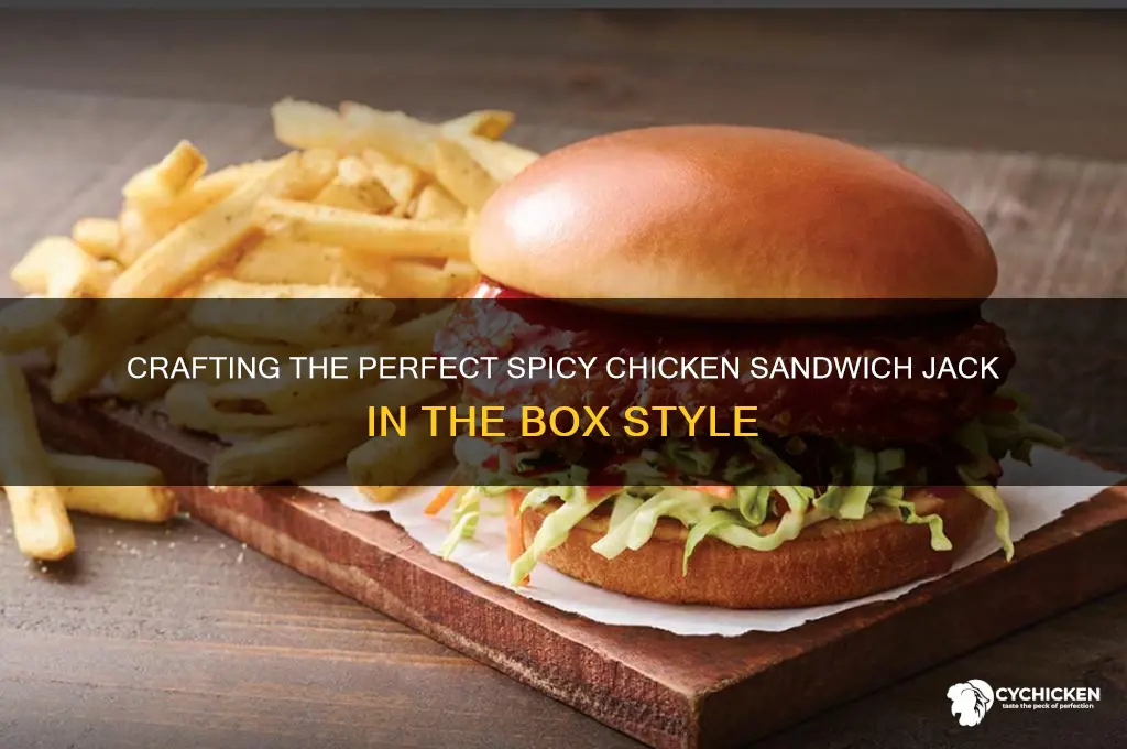 Crafting The Perfect Spicy Chicken Sandwich Jack In The Box Style ...