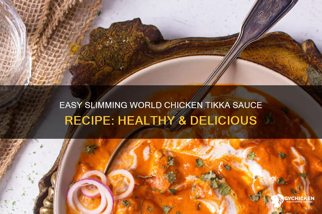 Easy Slimming World Chicken Tikka Sauce Recipe: Healthy & Delicious ...