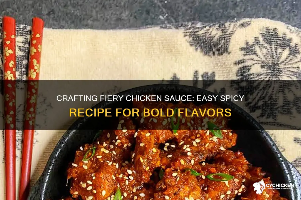 Crafting Fiery Chicken Sauce: Easy Spicy Recipe For Bold Flavors ...