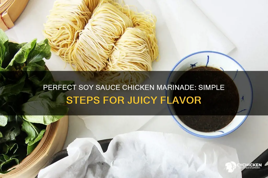 Perfect Soy Sauce Chicken Marinade: Simple Steps For Juicy Flavor ...