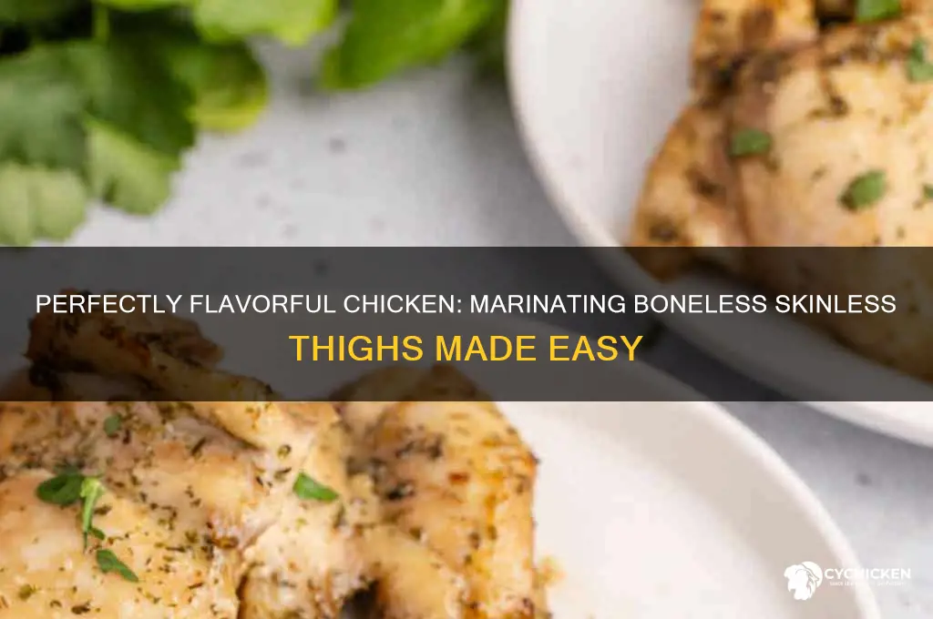 Perfectly Flavorful Chicken: Marinating Boneless Skinless Thighs Made ...