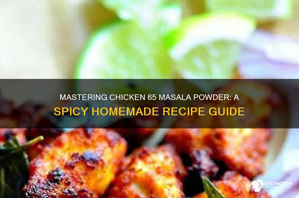 Mastering Chicken 65 Masala Powder: A Spicy Homemade Recipe Guide ...