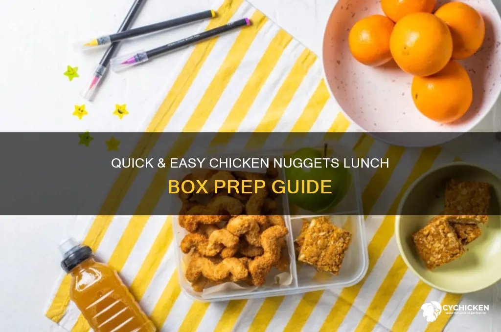 Quick & Easy Chicken Nuggets Lunch Box Prep Guide | CyChicken