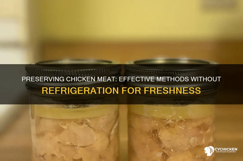 Preserving Chicken Meat: Effective Methods Without Refrigeration For ...