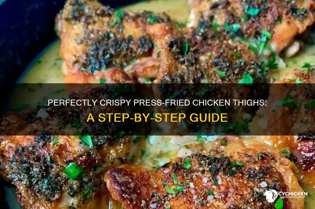 Perfectly Crispy Press-Fried Chicken Thighs: A Step-By-Step Guide ...