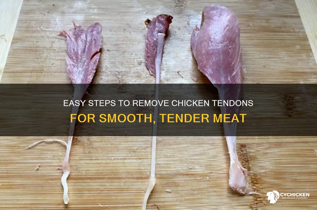 Easy Steps To Remove Chicken Tendons For Smooth, Tender Meat | CyChicken