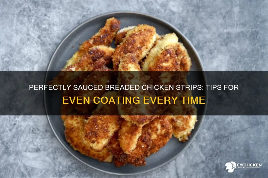 Perfectly Sauced Breaded Chicken Strips: Tips For Even Coating Every ...
