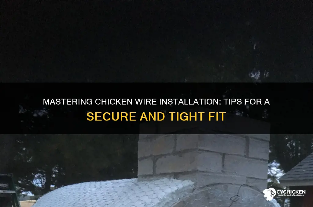 Mastering Chicken Wire Installation: Tips For A Secure And Tight Fit ...