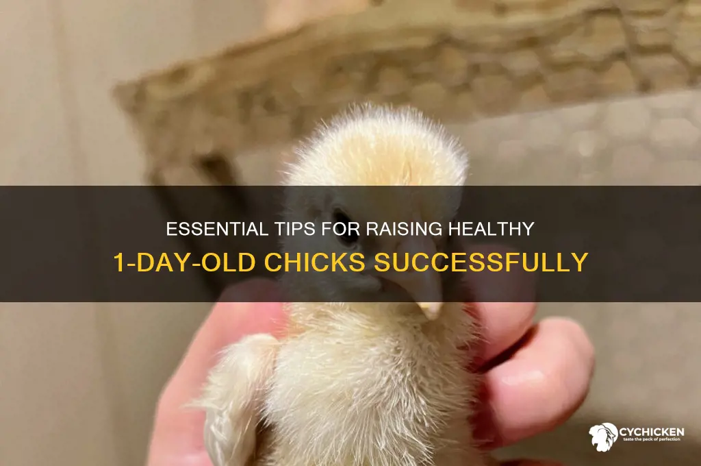 Essential Tips For Raising Healthy 1-Day-Old Chicks Successfully ...