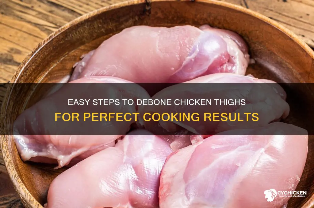 Easy Steps To Debone Chicken Thighs For Perfect Cooking Results | CyChicken