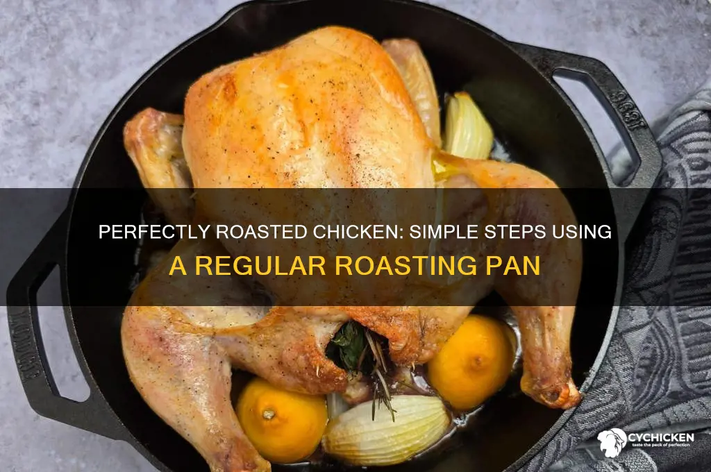 Perfectly Roasted Chicken: Simple Steps Using A Regular Roasting Pan ...