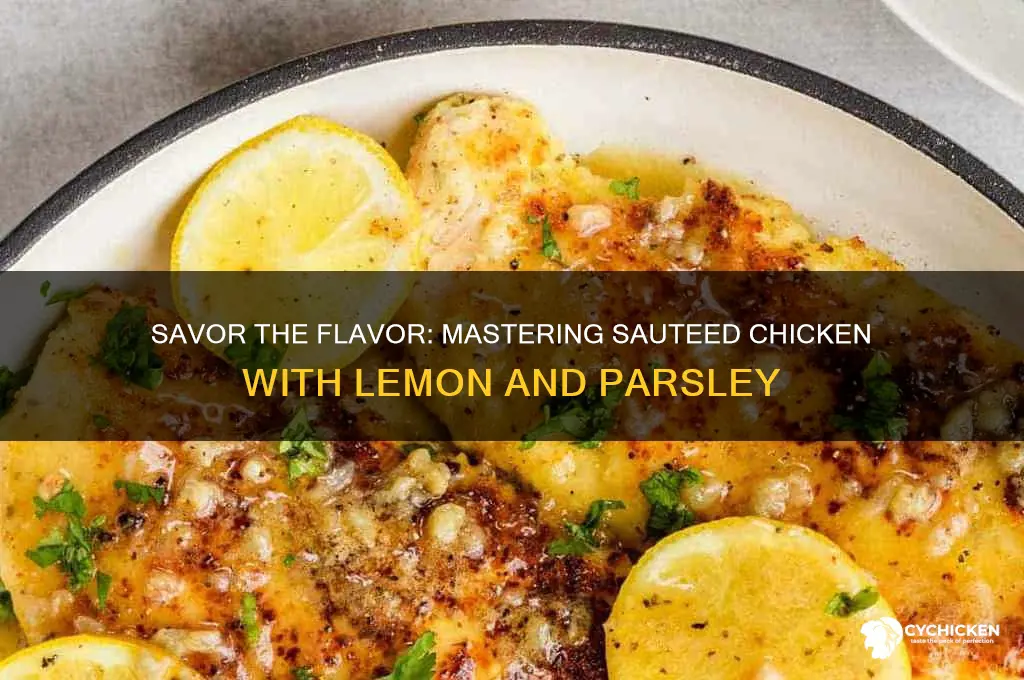 Savor The Flavor: Mastering Sauteed Chicken With Lemon And Parsley ...