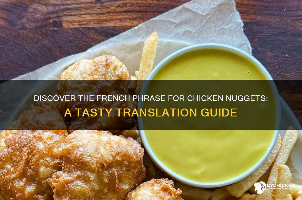 Discover The French Phrase For Chicken Nuggets: A Tasty Translation ...