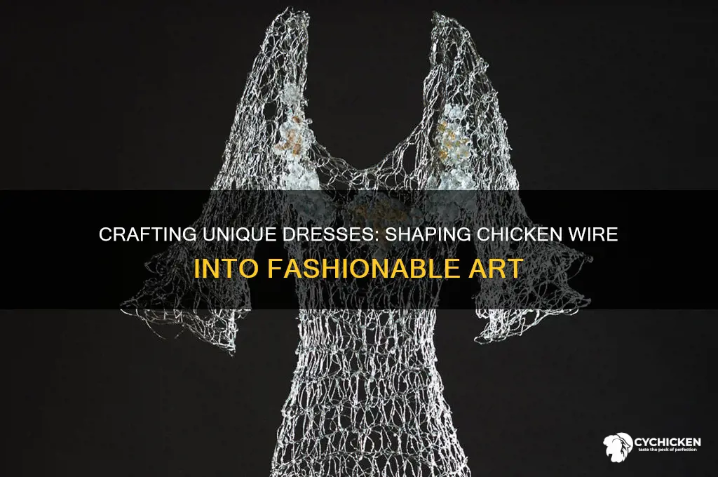 Crafting Unique Dresses: Shaping Chicken Wire Into Fashionable Art ...