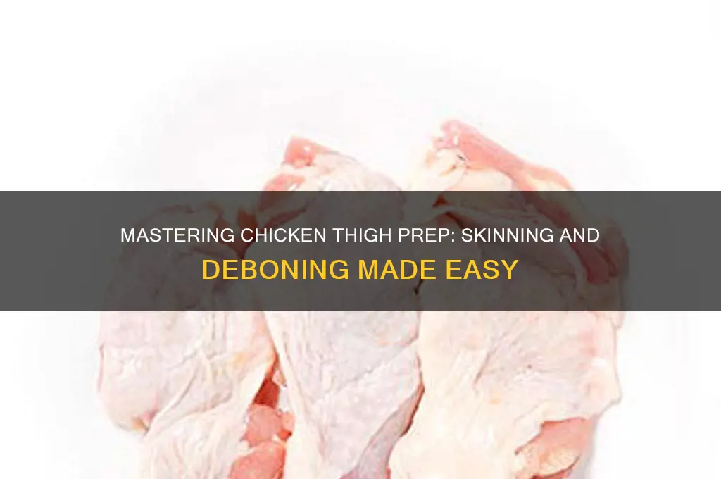 Mastering Chicken Thigh Prep: Skinning And Deboning Made Easy | CyChicken