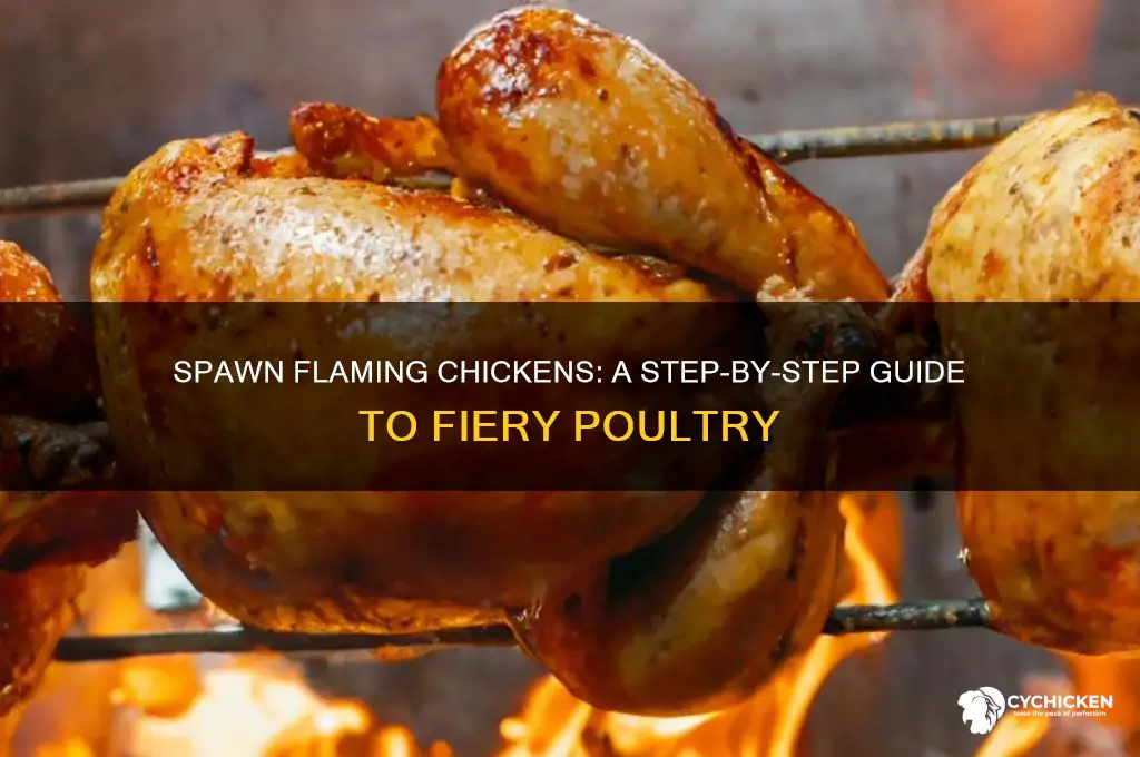 Spawn Flaming Chickens: A Step-By-Step Guide To Fiery Poultry | CyChicken