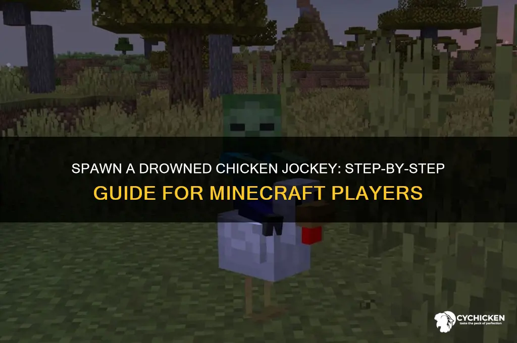 Spawn A Drowned Chicken Jockey: Step-By-Step Guide For Minecraft ...
