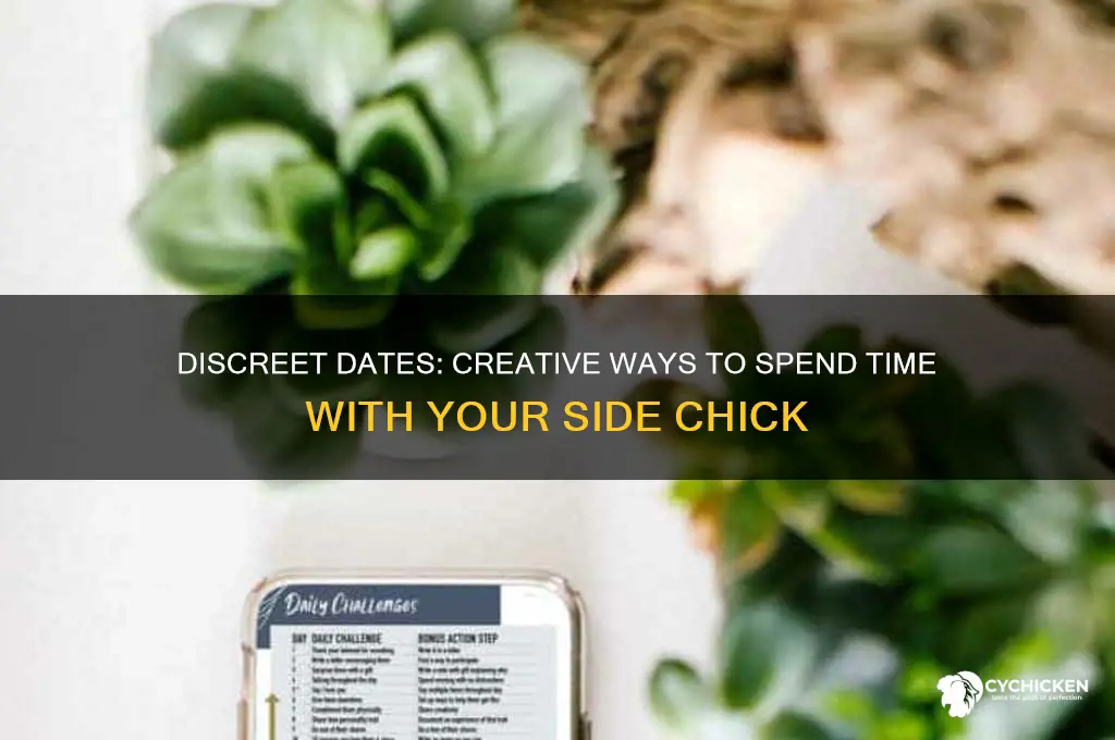 Discreet Dates: Creative Ways To Spend Time With Your Side Chick ...