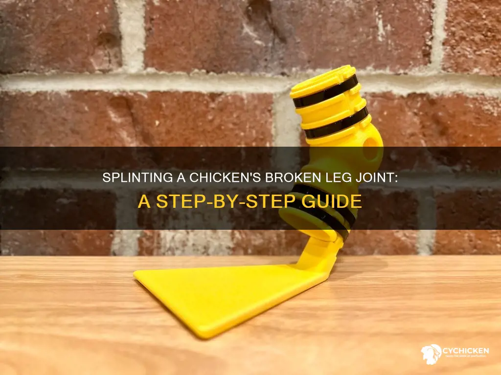 Splinting A Chicken's Broken Leg Joint: A Step-By-Step Guide | CyChicken