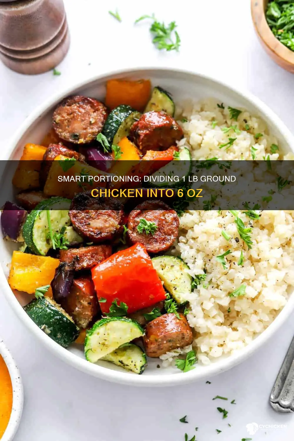 Smart Portioning: Dividing 1 Lb Ground Chicken Into 6 Oz | CyChicken