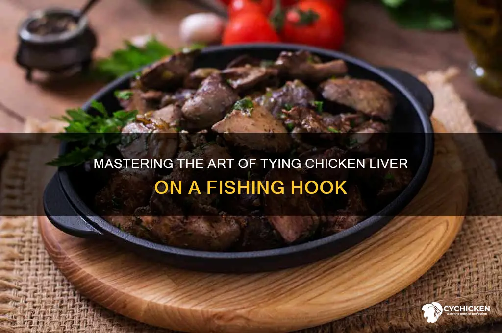Mastering The Art Of Tying Chicken Liver On A Fishing Hook | CyChicken