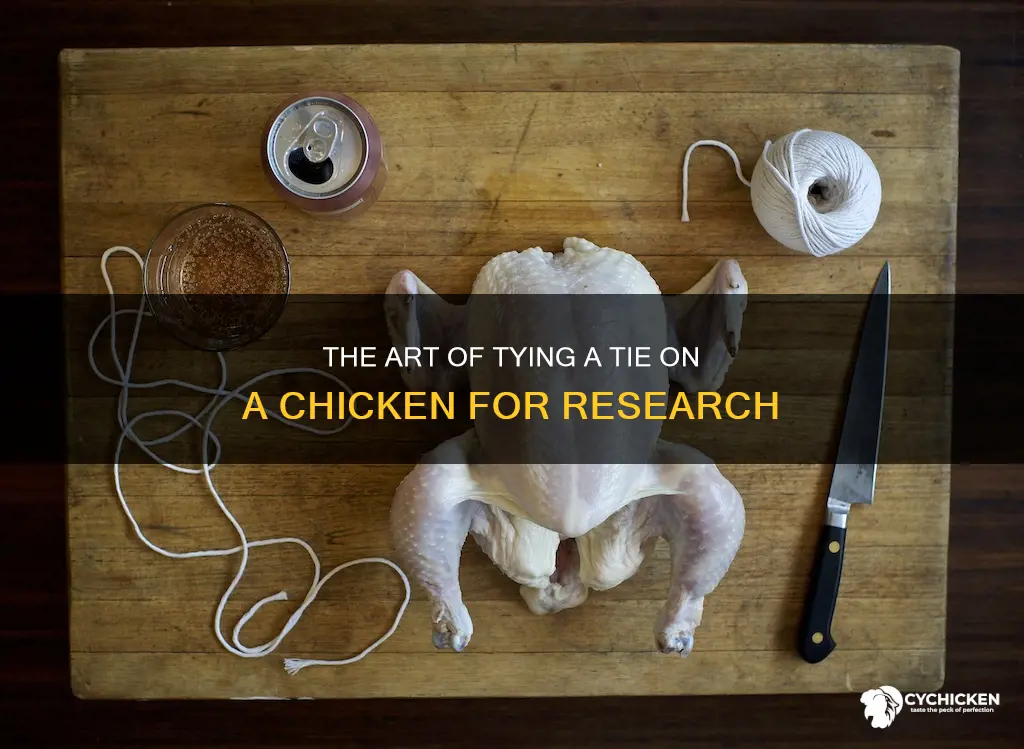 The Art Of Tying A Tie On A Chicken For Research | CyChicken