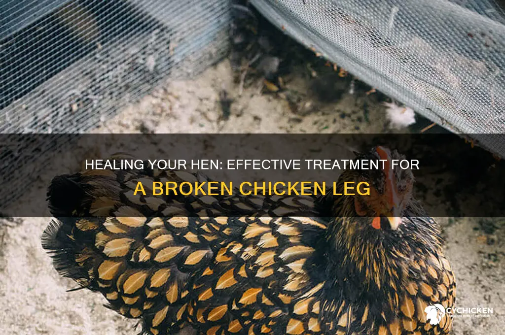 Healing Your Hen: Effective Treatment For A Broken Chicken Leg | CyChicken