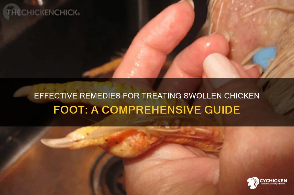 Effective Remedies For Treating Swollen Chicken Foot: A Comprehensive ...